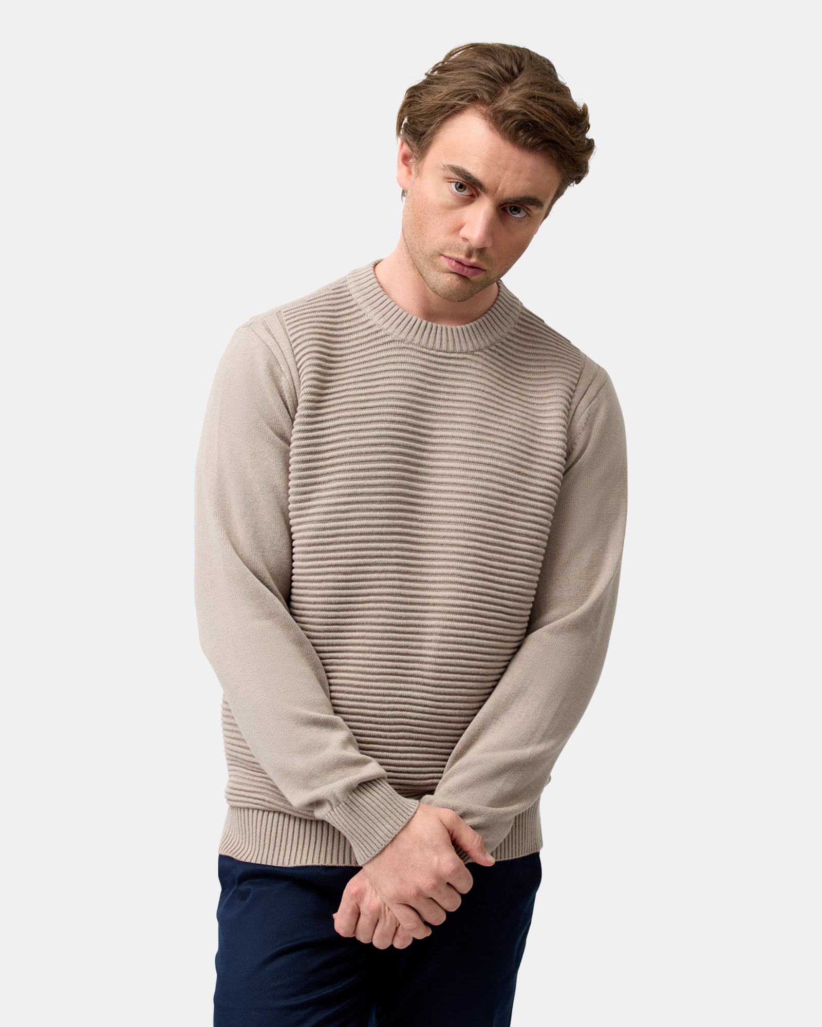 Ottoman Rib Knit – Textured Knitwear for Effortless Style