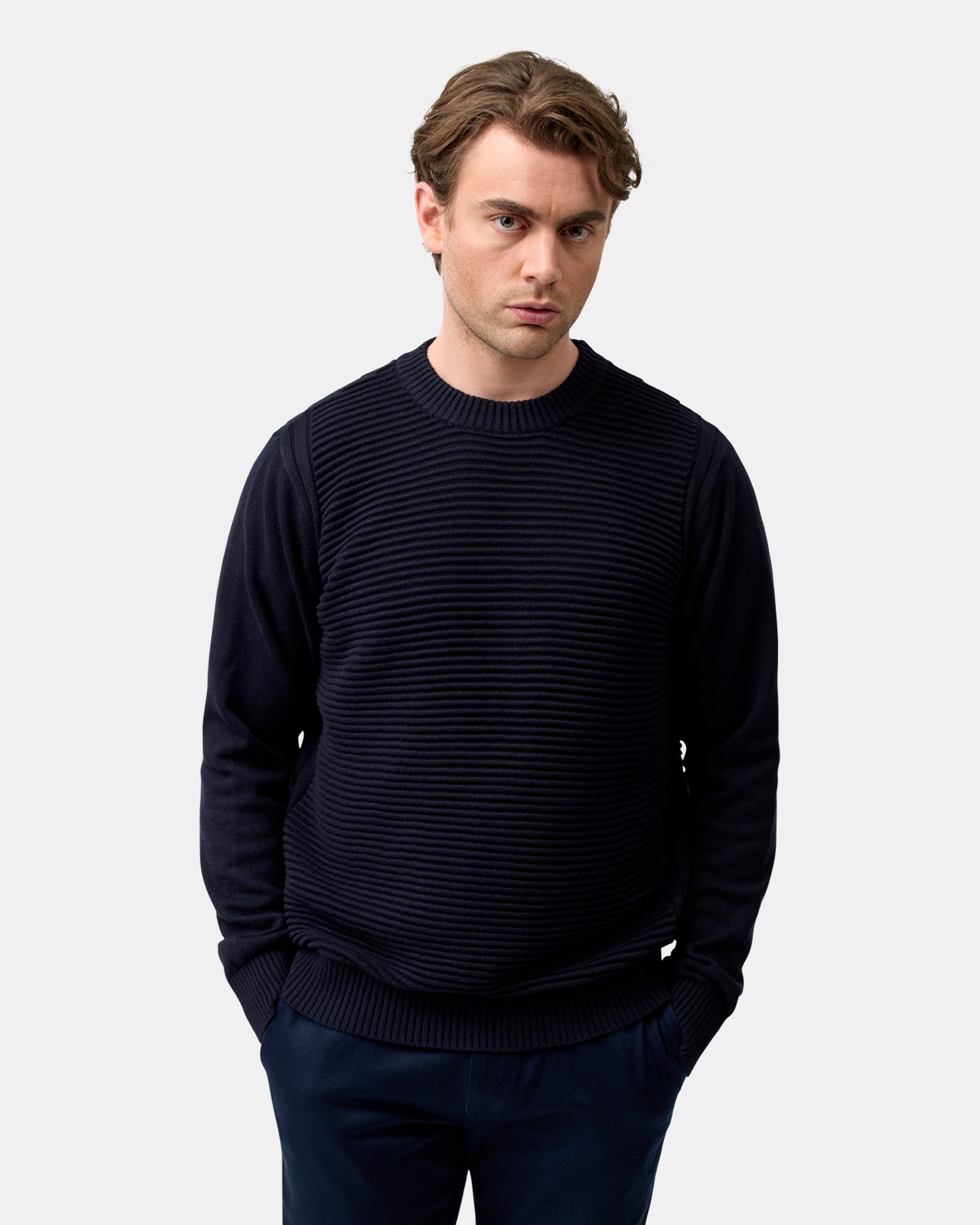 Ottoman Rib Knit – Textured Knitwear for Effortless Style